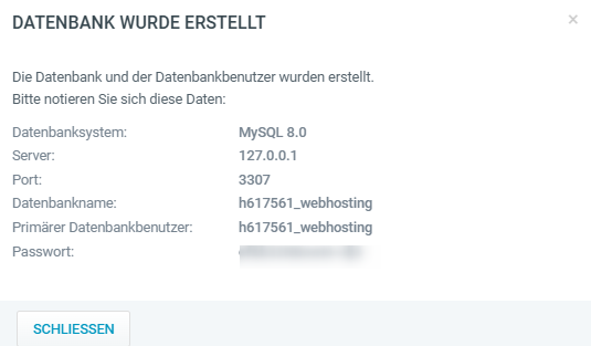 Datenbank erstellen im Webhosting und WordPress-Hosting (CloudPit ...